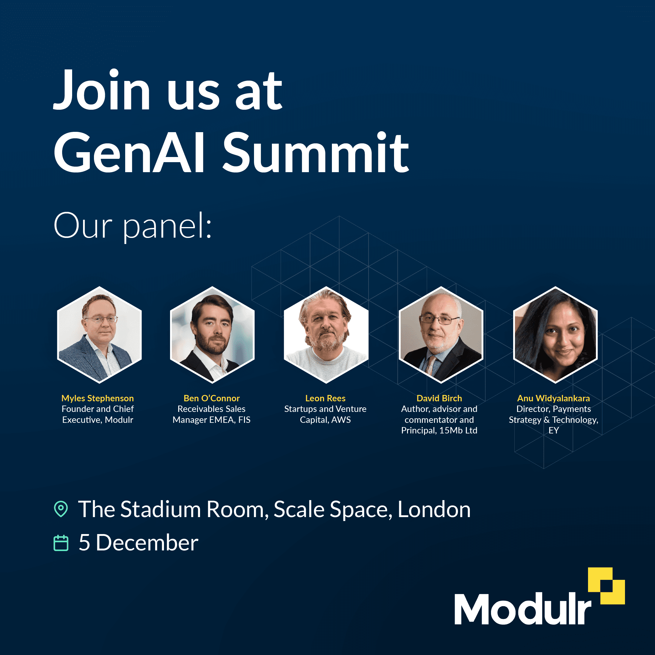 Modulr GEN AI Summit, December 5th, London | The Payments Association