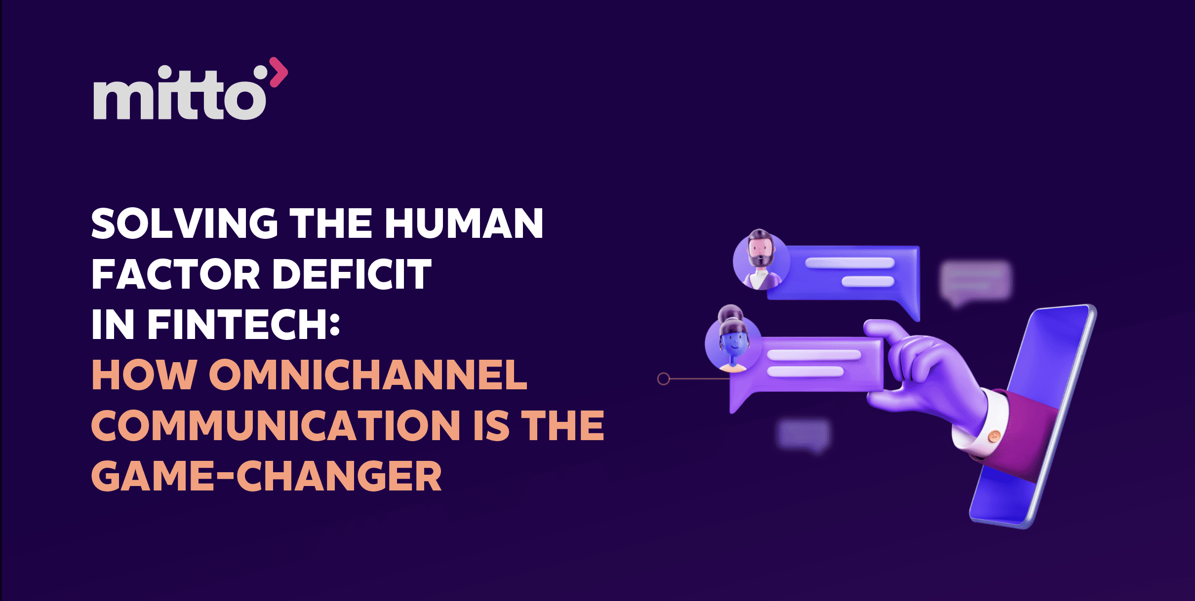 Solving the human factor deficit in fintech: How omnichannel ...