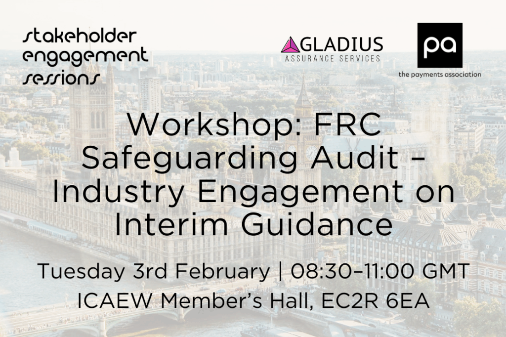 Workshop: FRC Safeguarding Audit – Industry Engagement on Interim ...