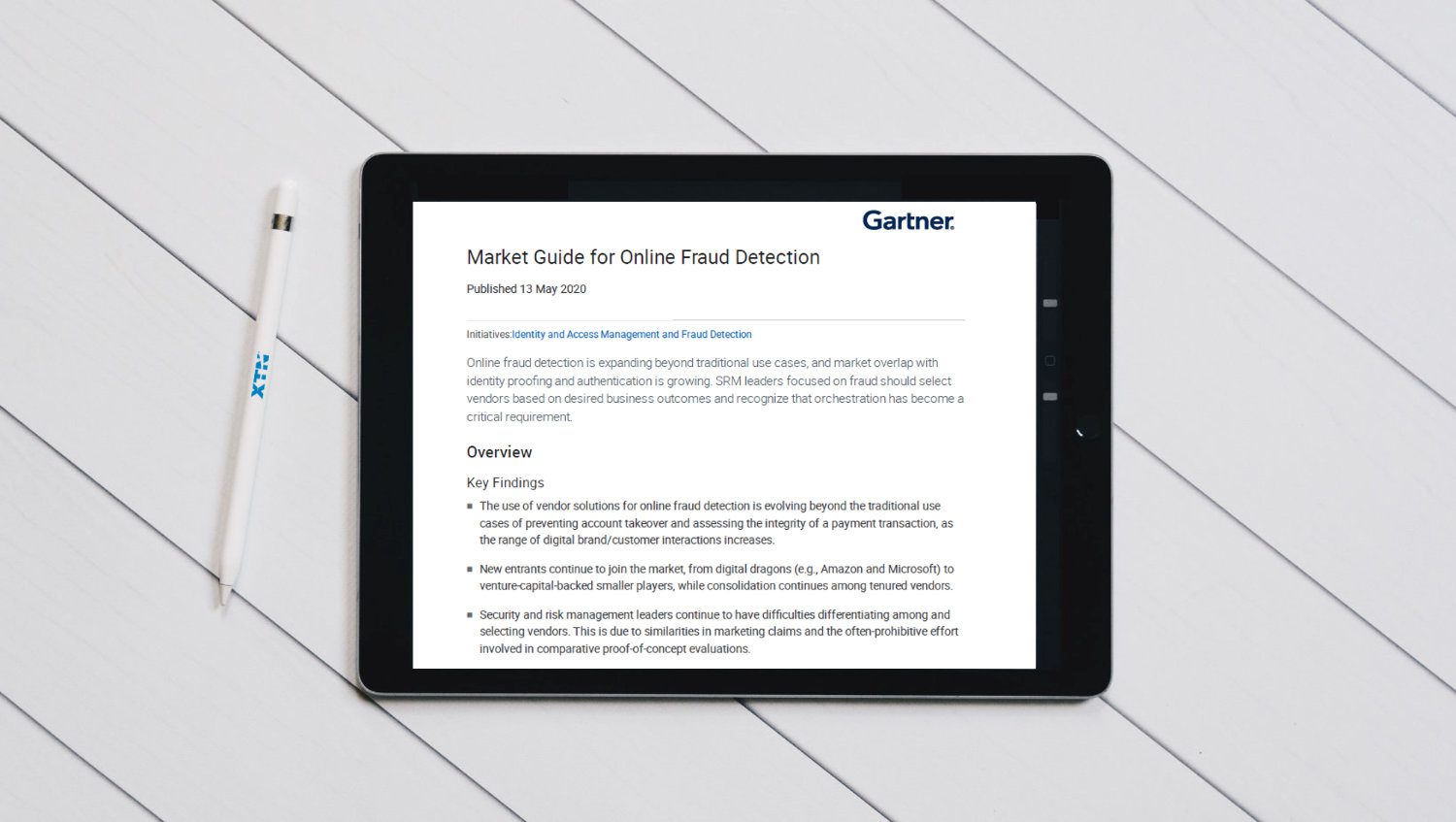 Gartner’s Online Fraud Detection Market Guide lists XTN as a ...