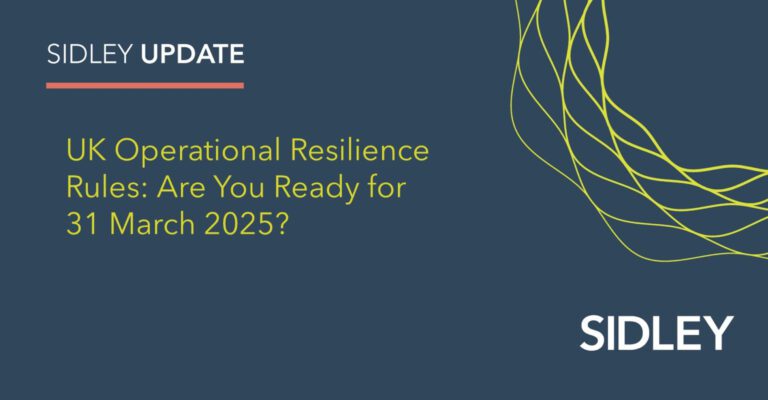 UK Operational Resilience rules: Are you ready for 31 March 2025? | The ...