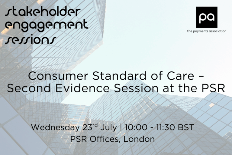 Consumer Standard of Care – Second Evidence Session at the PSR | The ...